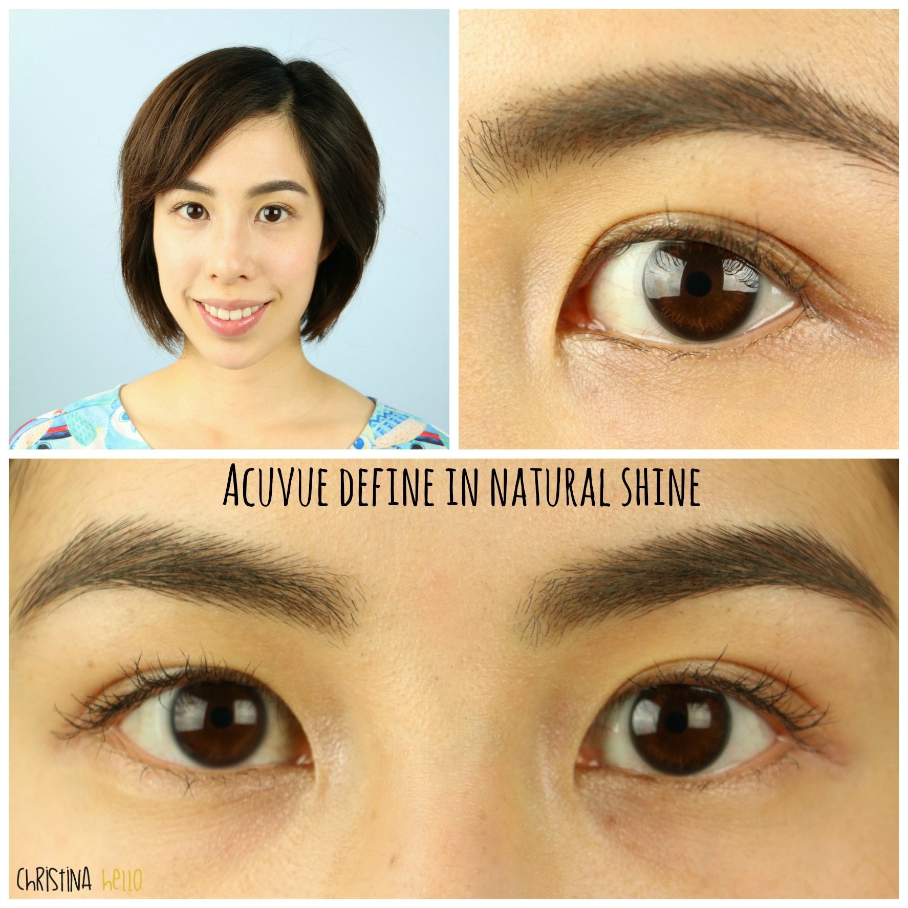 Colored contacts first impressions (Air optix, Freshlooks, Acuvue ...