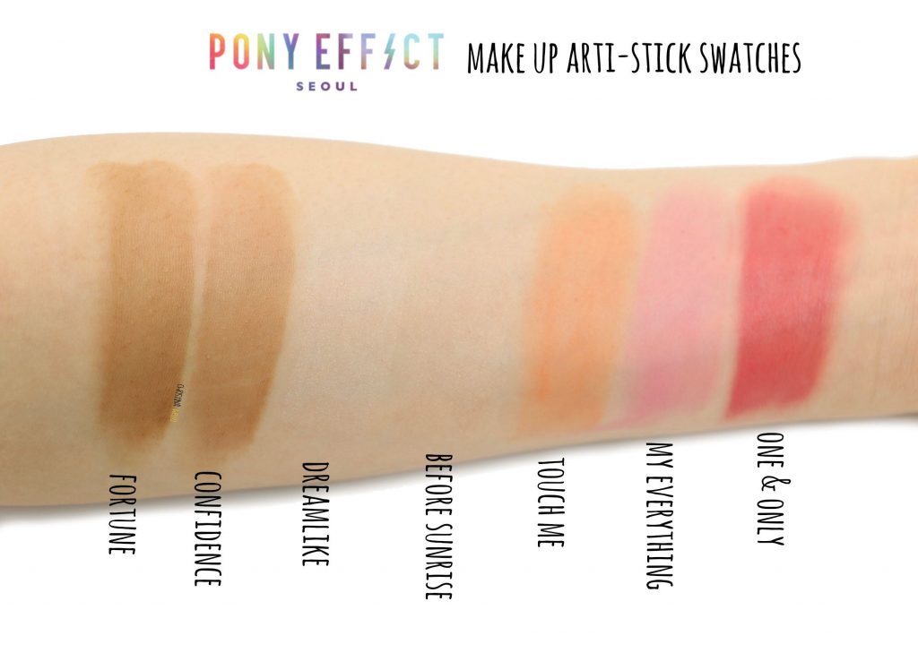 Pony effect make up arti-stick Review, swatches, demo - Christinahello