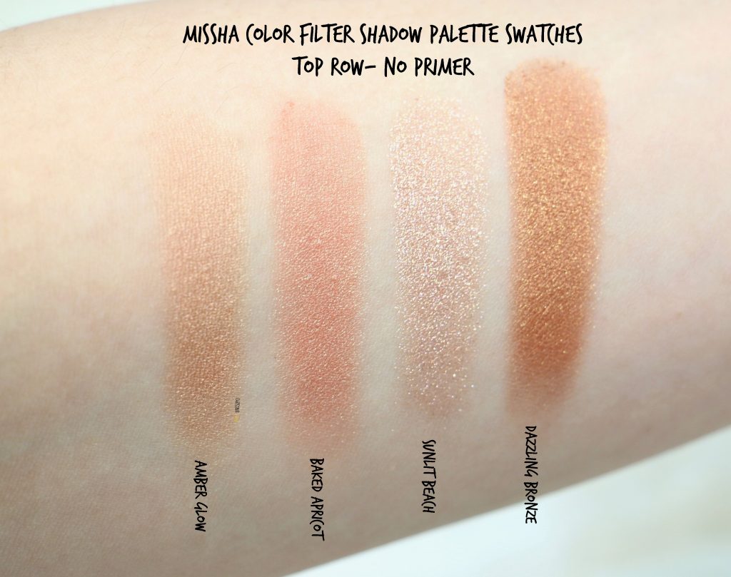 Missha Color filter shadow palette Review + swatches - Christinahello