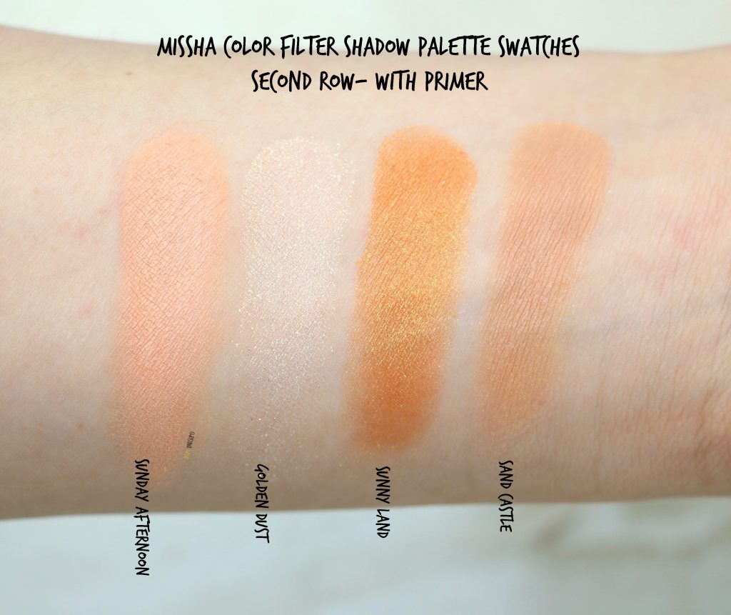 Missha Color filter shadow palette Review + swatches - Christinahello