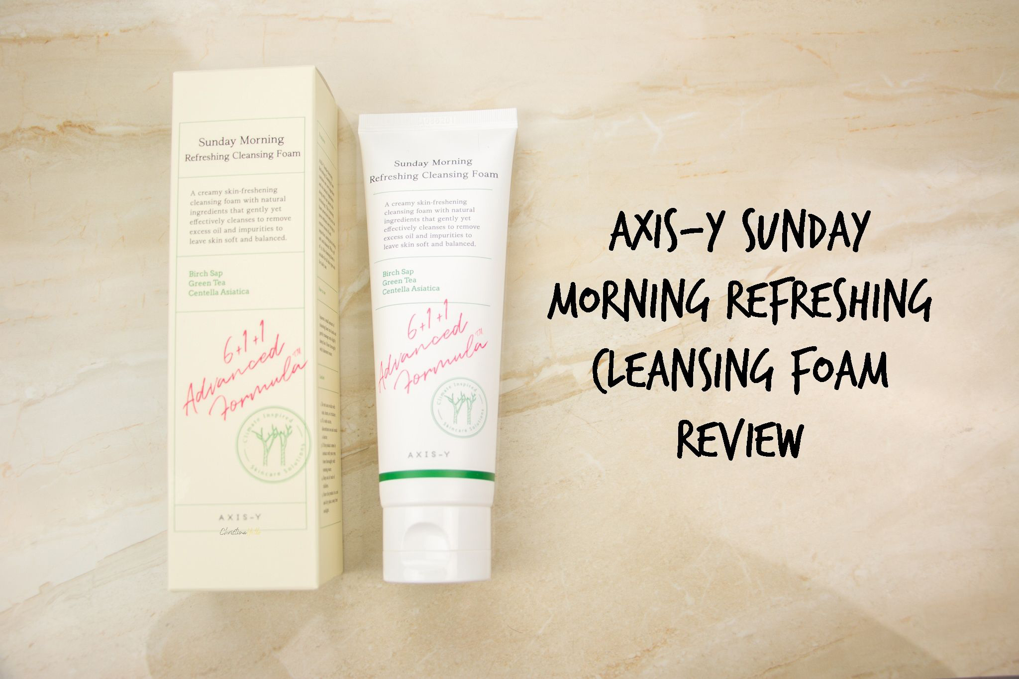 AXIS-Y Sunday Morning refreshing cleansing foam review / The brand’s ...