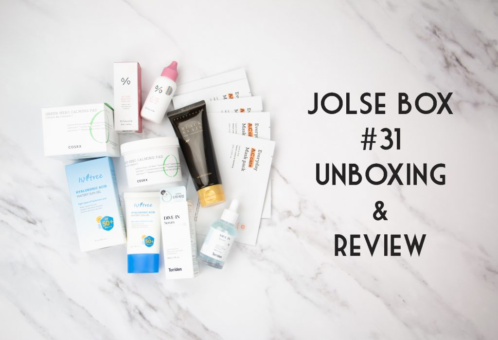 Jolse box #31 unboxing & review / Any hidden gems? - Christinahello
